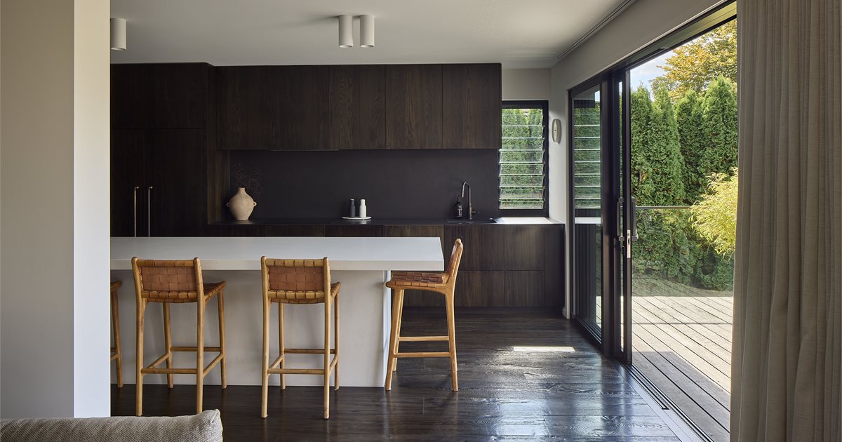 Flush sill sliding doors enhance indoor/outdoor flow - First Windows ...